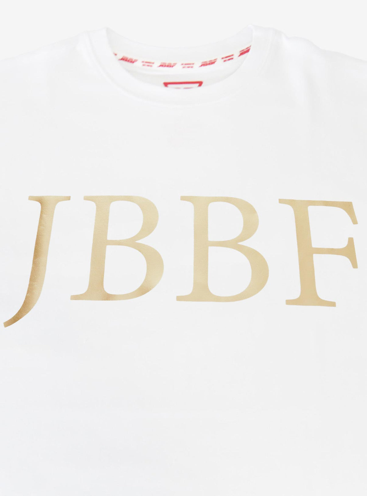 JBBF T-Shirt 白xゴールド泊 ロゴ – JBBF store